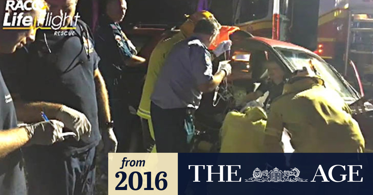 Video: Driver impaled by pole